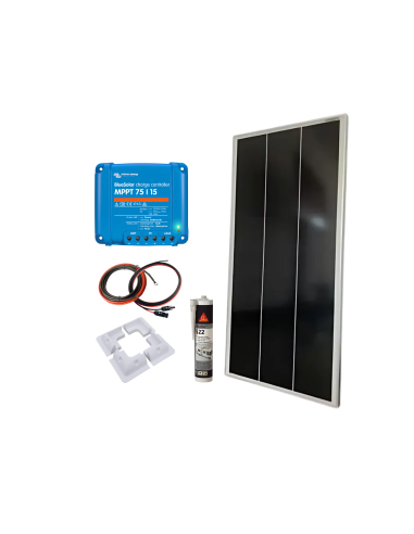Kit solaire 170W pour camping car avec fixations / MPPT Victron - Solu'Sun | SoluSun