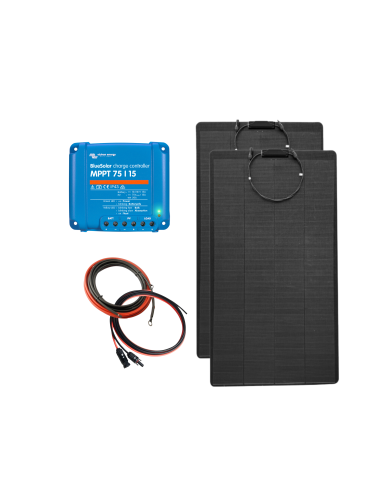 Kit solaire 200W panneaux souples / MPPT Victron - Solu'Sun | SoluSun