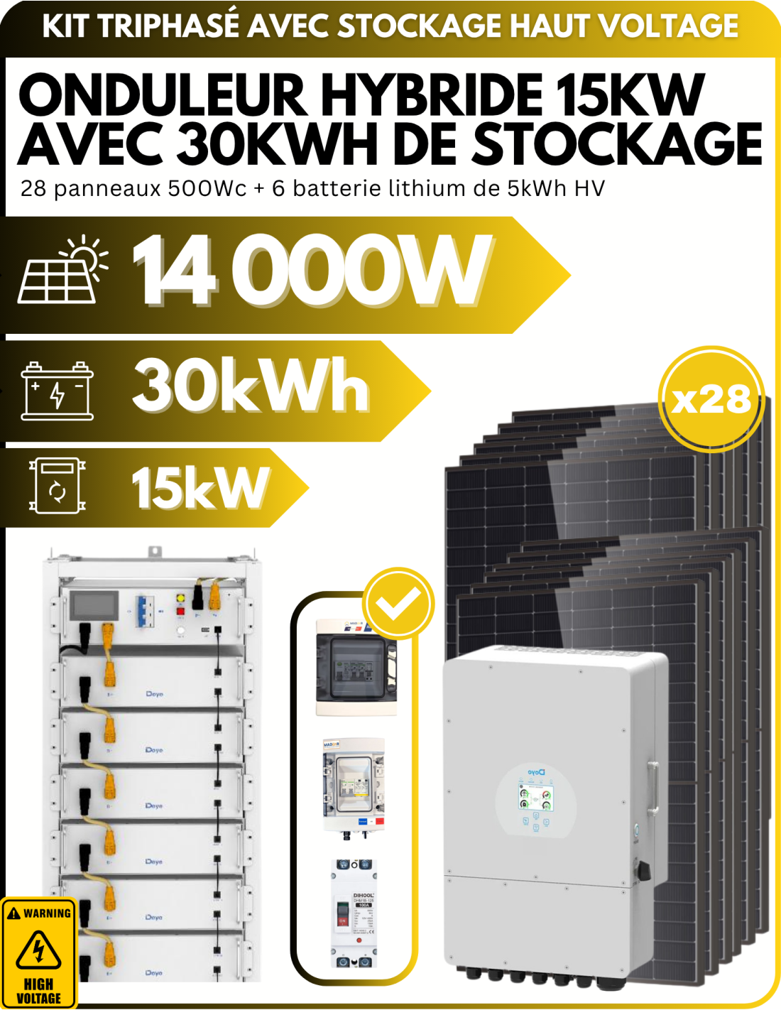 Kit Solaire Autoconsommation avec Stockage | Large choix en ligne sur SoluSun.fr (2)