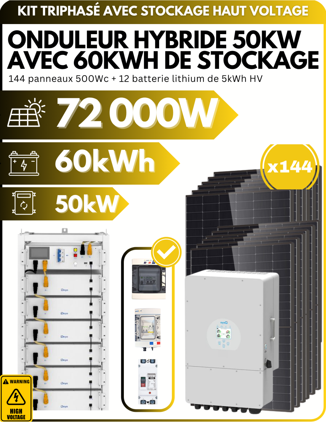 Kit Solaire Autoconsommation avec Stockage | Large choix en ligne sur SoluSun.fr (2)